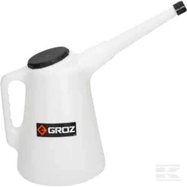 GROZ Measuring jug 5L with flexible spout – Country Farm Supplies UK