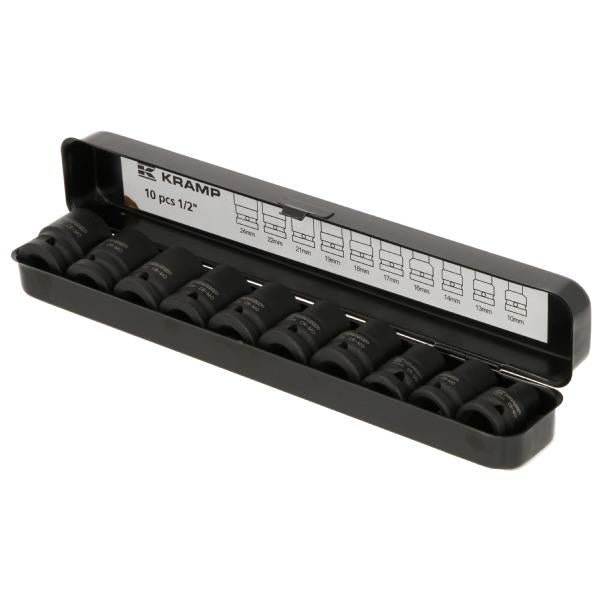 KRAMP Impact Socket Set 1/2in 10pcs – Country Farm Supplies UK