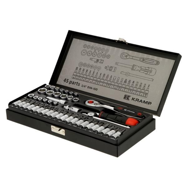 KRAMP Socket Set 1/4in 45pcs – Country Farm Supplies UK