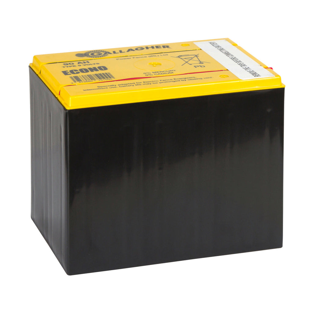 Gallagher Fencer Battery Square 9V 90A – CountryfarmsuppliesUK