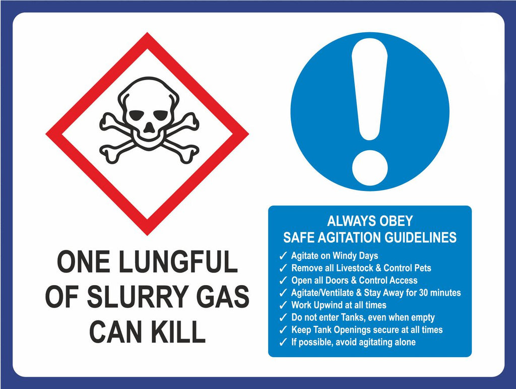 Danger Slurry Gases Dpt Approved Sign – CountryfarmsuppliesUK